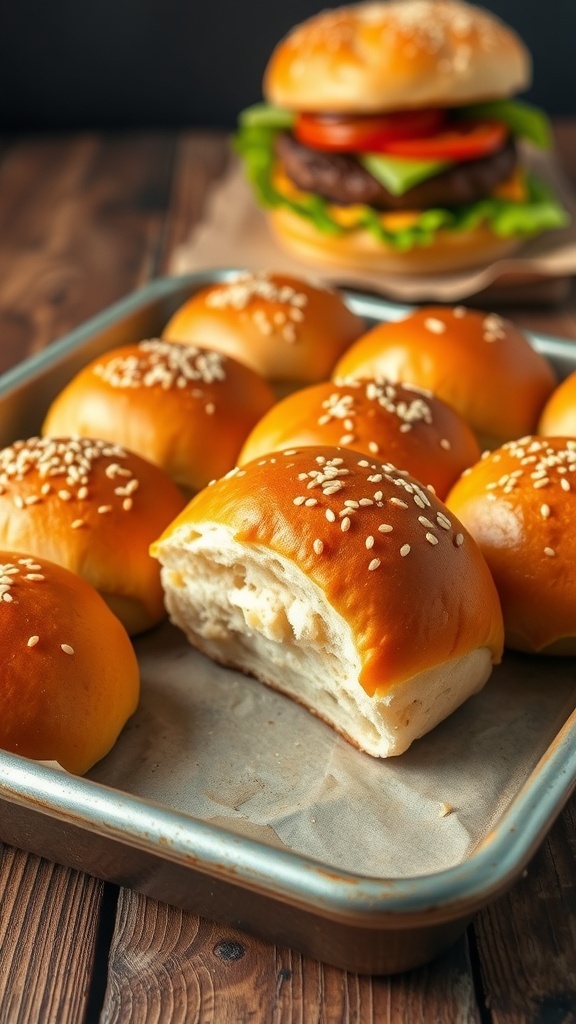 Homemade Hamburger Buns Recipe Using a Bread Machine